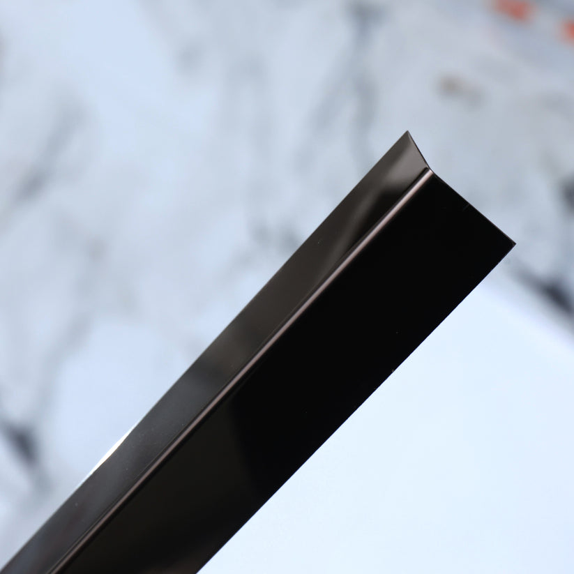 Gold Stainless Steel L Wall Corner Guard Profile | 8 ft – Doon Interior