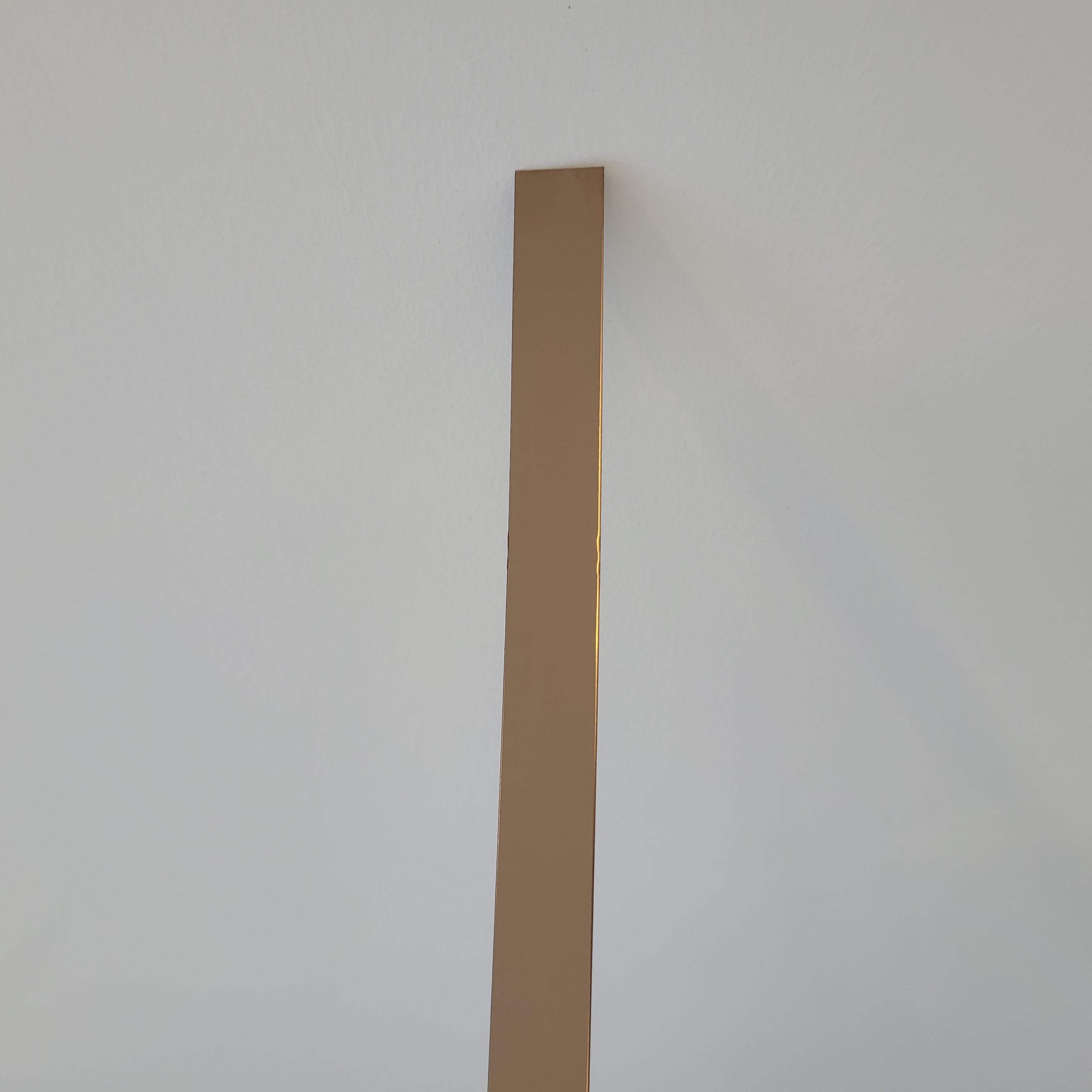 Rose Gold SS Flat Wall Strip Profile 8 feet | 25mm – Doon Interior