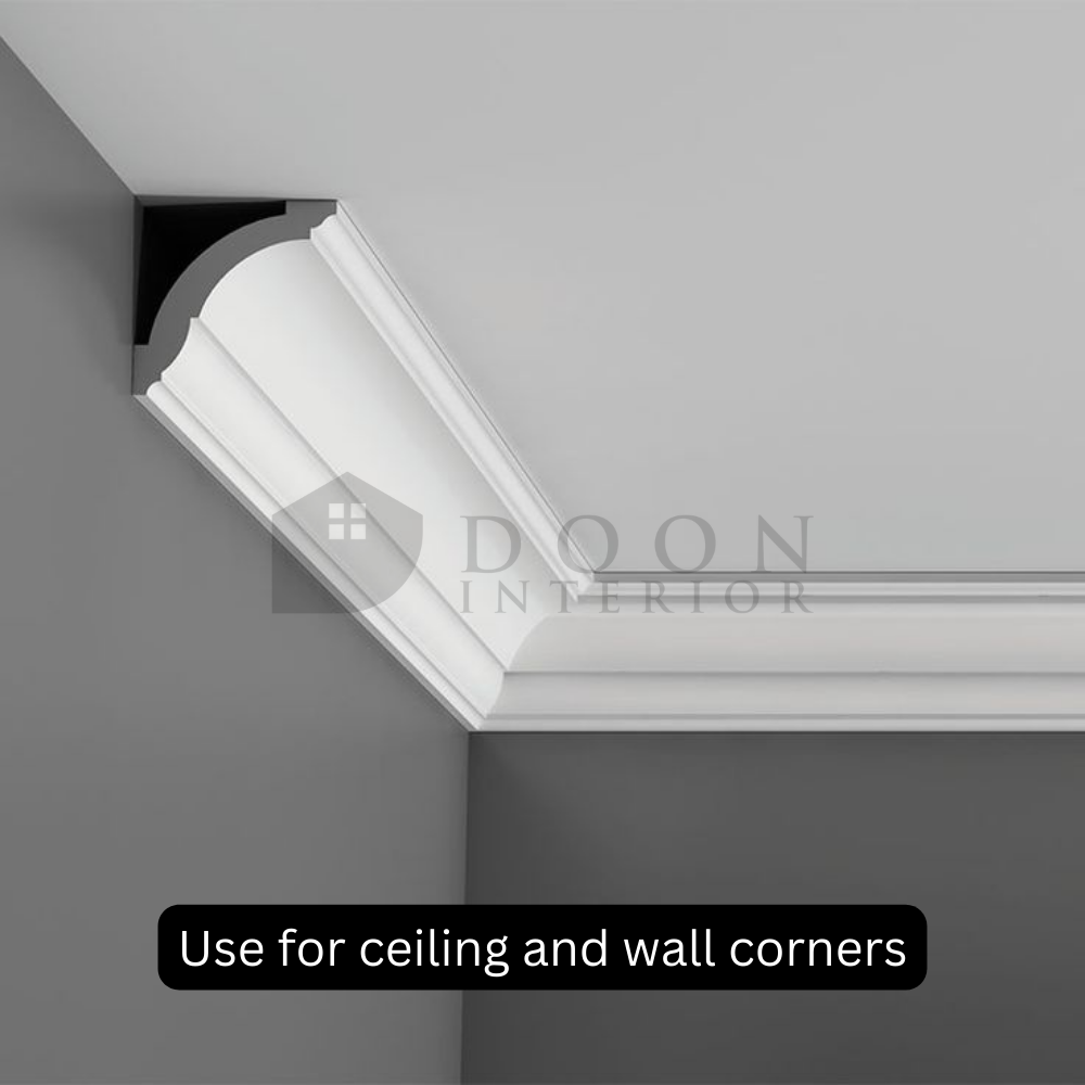 Gold French Moulding pattern 4 for wall | 8 Feet * 25mm – Doon Interior